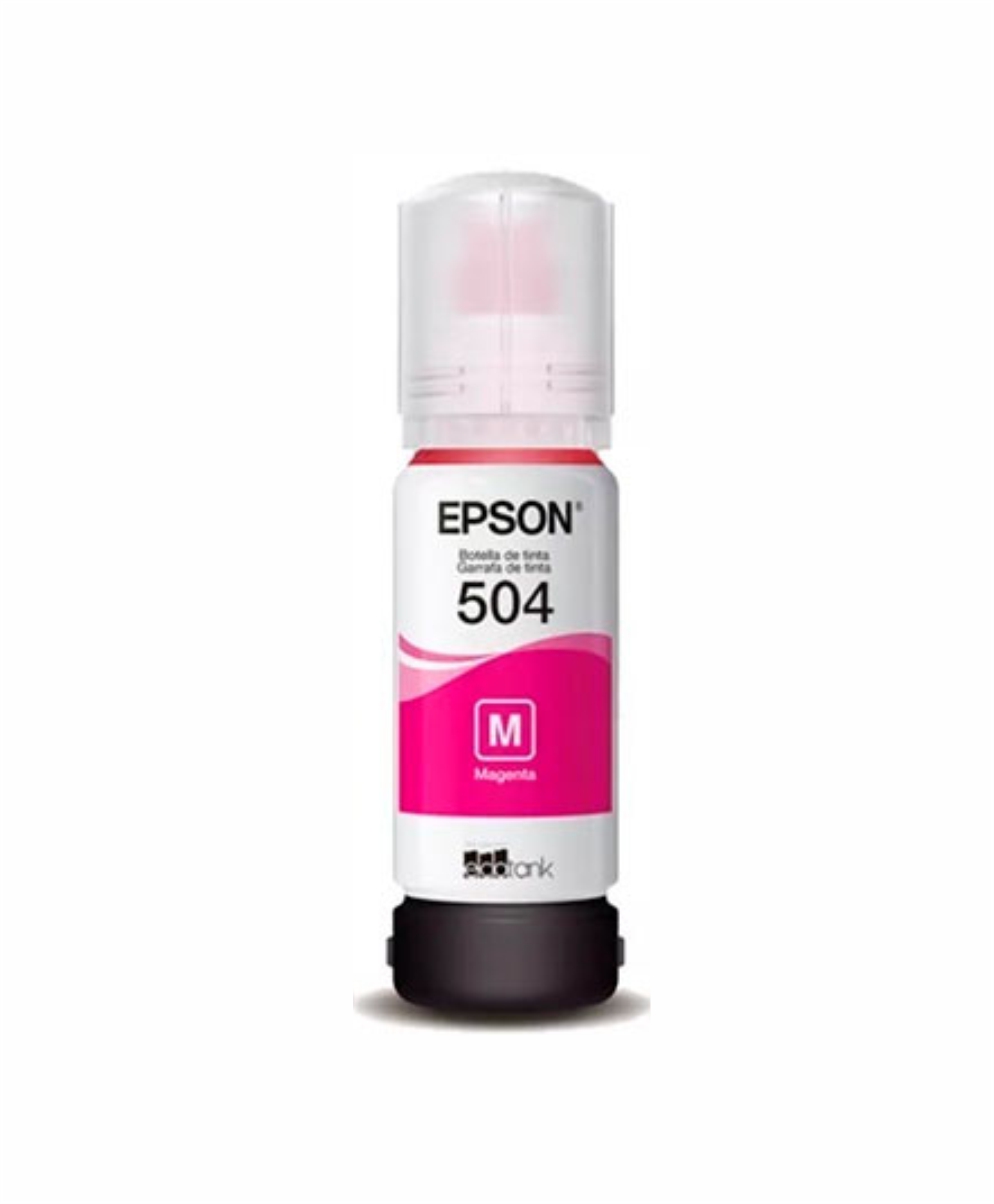 Epson T504 Magenta Genuine Ink Bottle - T504320-AL - Riaz Computer