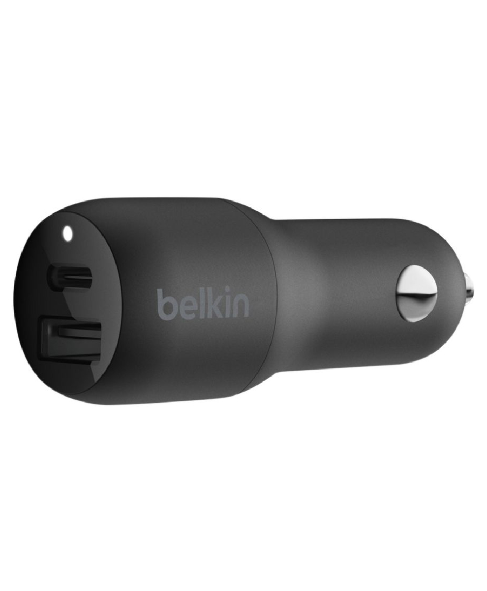 Belkin BoostCharge CCB004btBK Dual Car Charger with PPS 37W - Riaz Computer