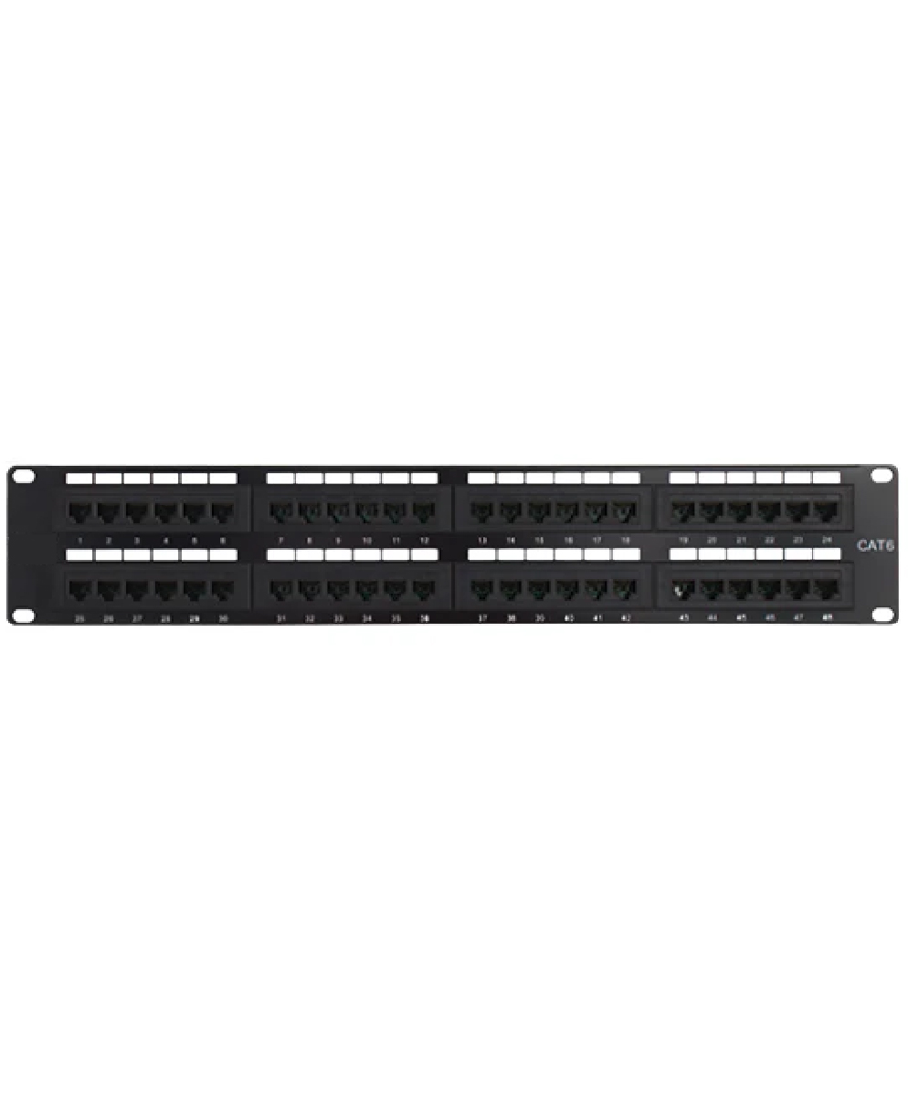 Nitrotel Cat6 48 Port UTP Pre-configured Patch Panel - Riaz Computer