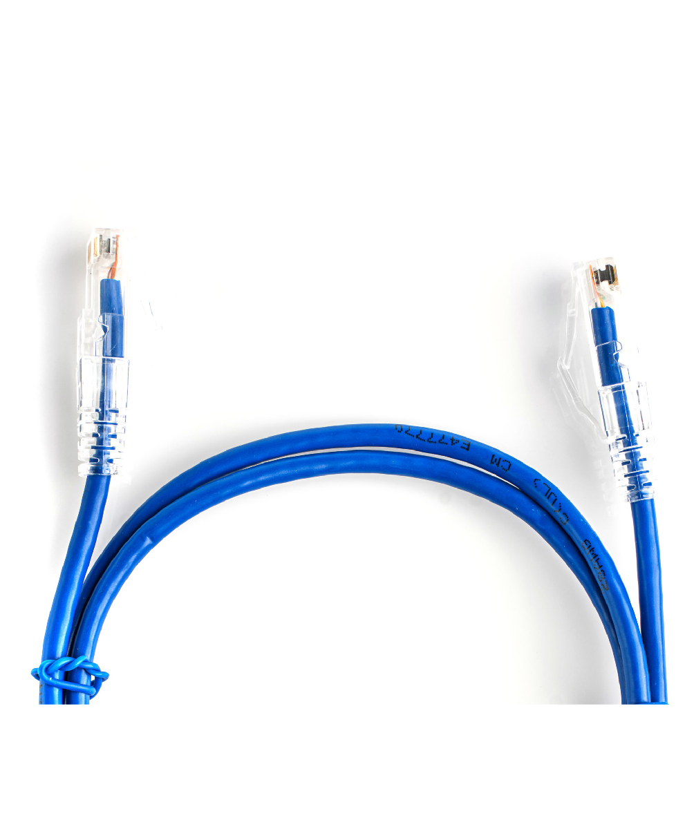 Nitrotel Cat6e 3ft Blue, UTP Slim Patch Cord 28 AWG - Riaz Computer