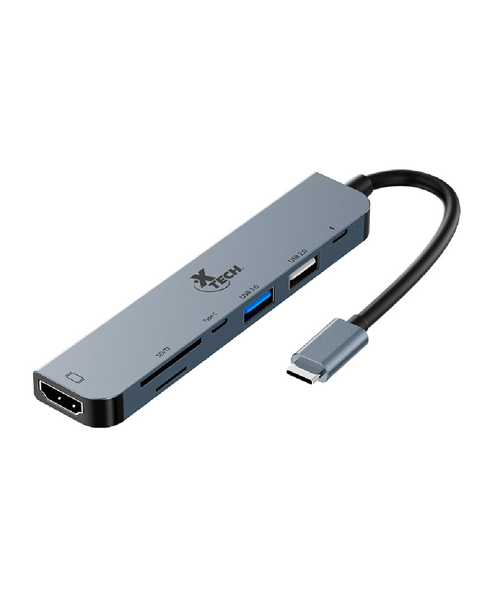 Xtech XTC-571 USB-C® 7-in-1 Multiport adapter - Riaz Computer