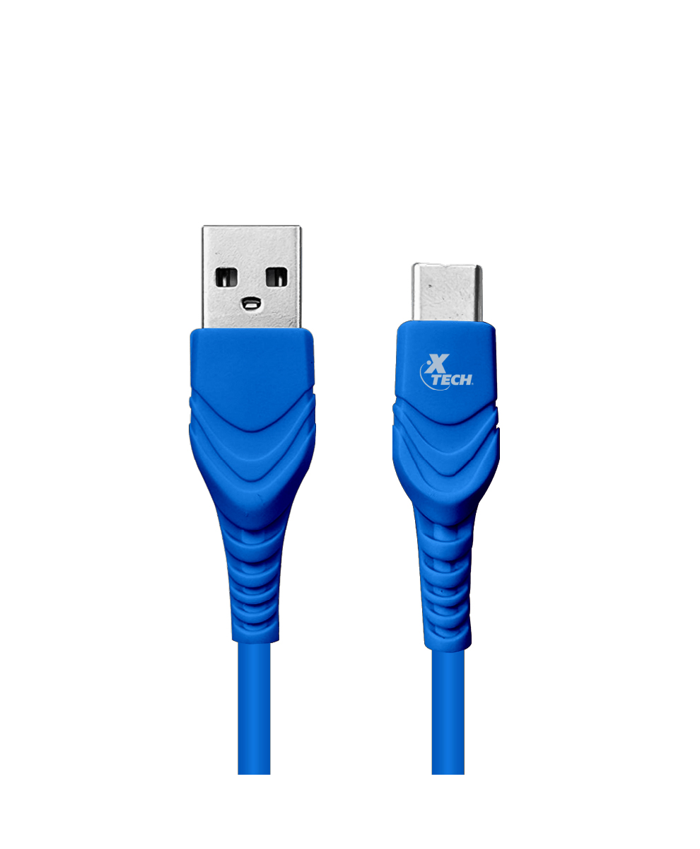 Xtech XTG 238 Blue On-The-Go USB Type A 2.0 male to USB Type-C male ...