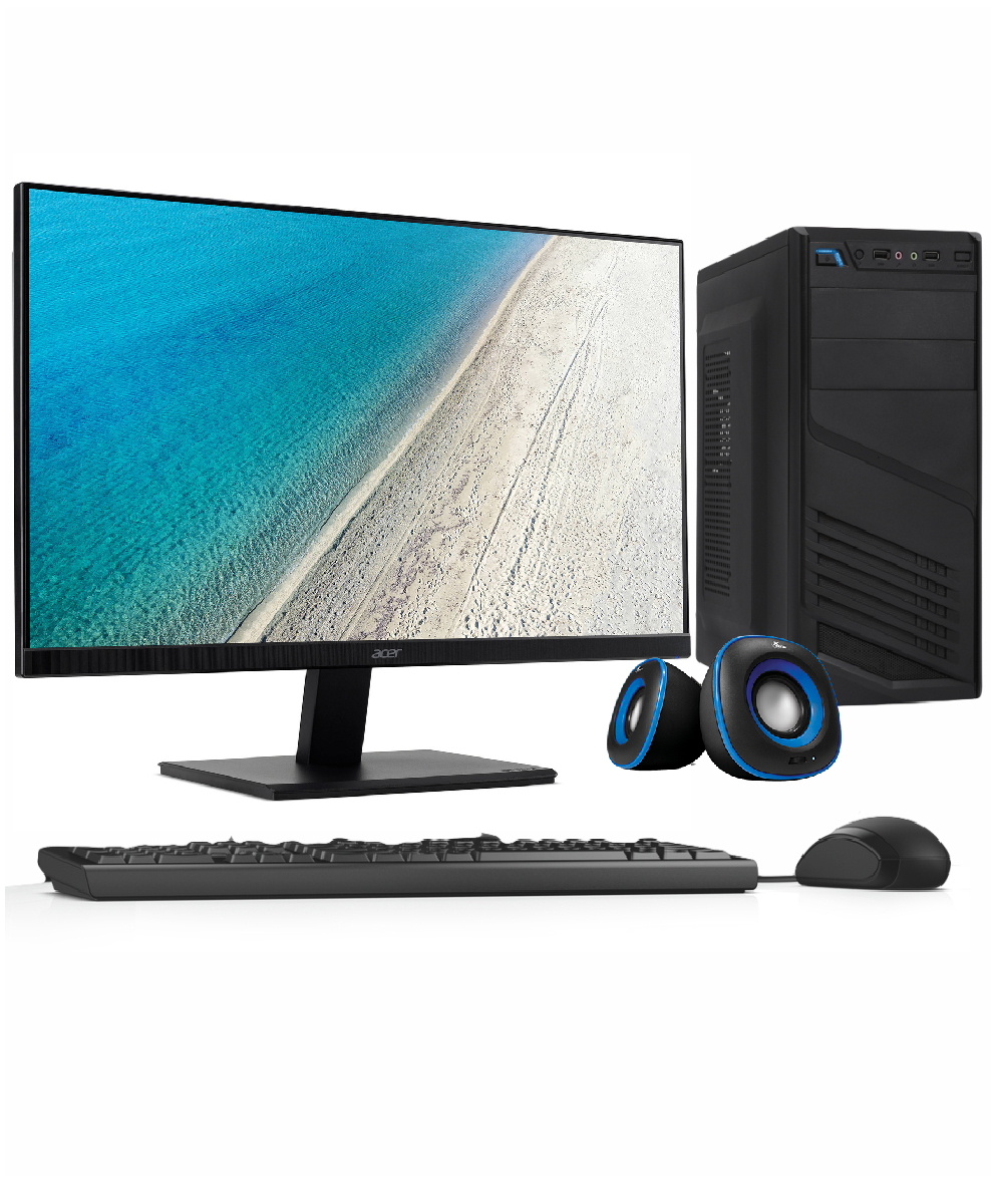 Intel Celeron G6900 8GB Ram 240 GB SSD Desktop Computer, 23.8" Monitor - Riaz Computer